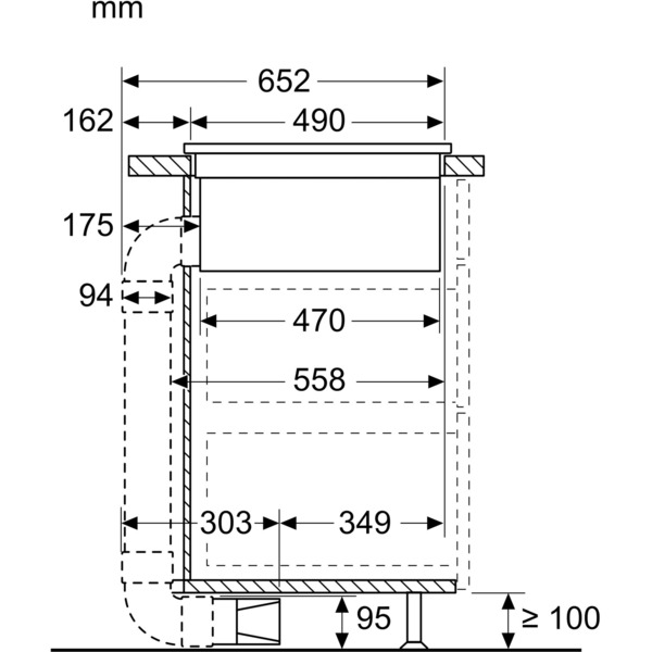 Siemens ED811FQ15E iQ500, Autarkes Kochfeld schwarz, mit integriertem ...