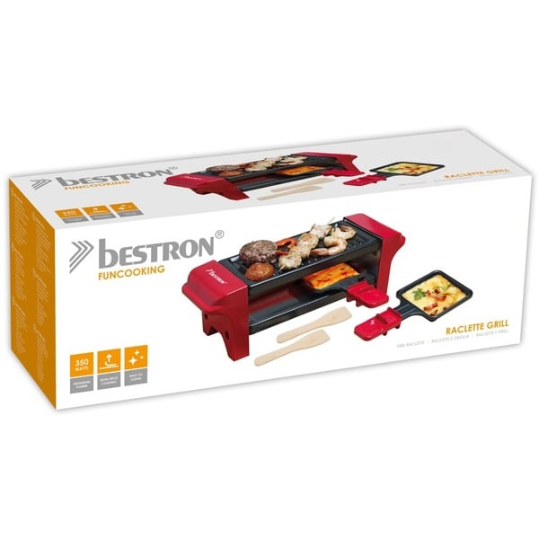 Bestron Raclette Grill AGR102 rot
