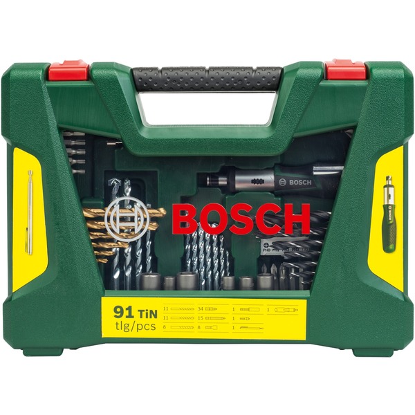 Bosch Heimwerken & Garten V-Line TIN Bohrer- / Bit-Set, 91-teilig ...