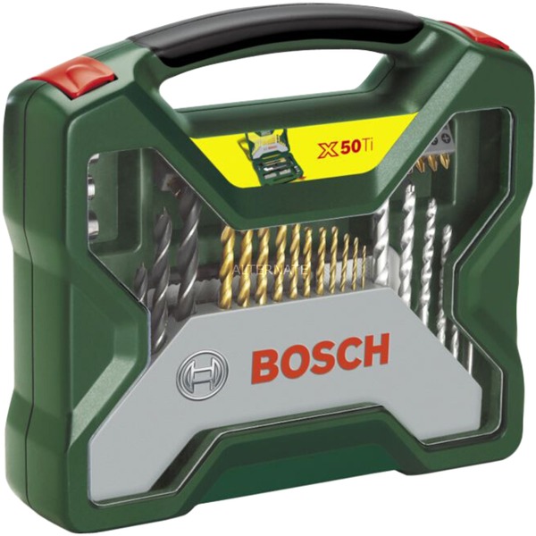 Bosch Heimwerken & Garten X-Line Titanium Bohrer- und Schrauber-Set, 50-teilig, Bohrer- & Bit ...