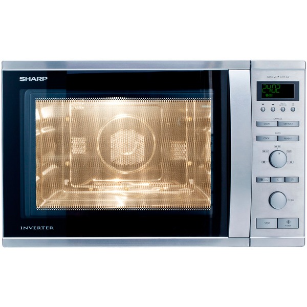 SHARP R-941STW, Mikrowelle edelstahl
