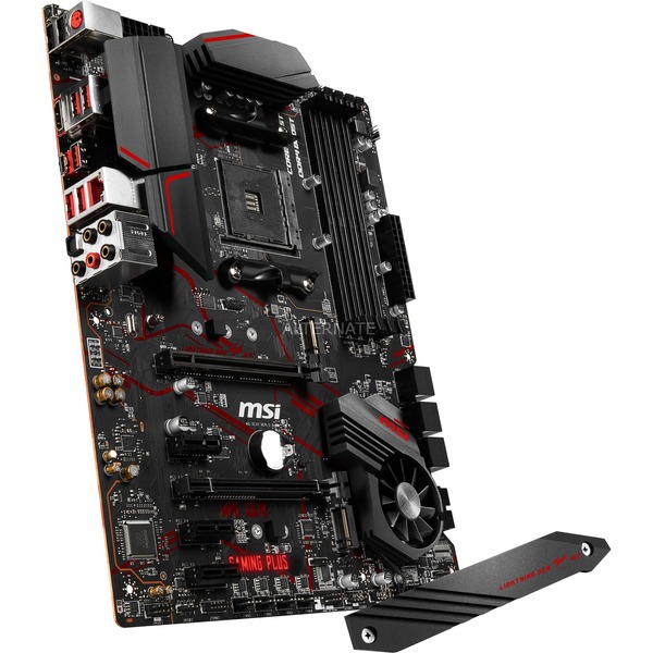 MSI MPG X570 GAMING PLUS, Mainboard schwarz