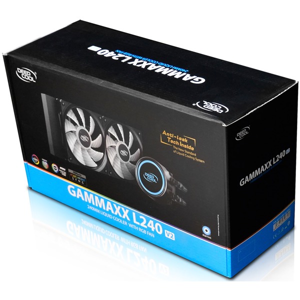 DeepCool Gammaxx L240 V2 240mm, Wasserkühlung schwarz