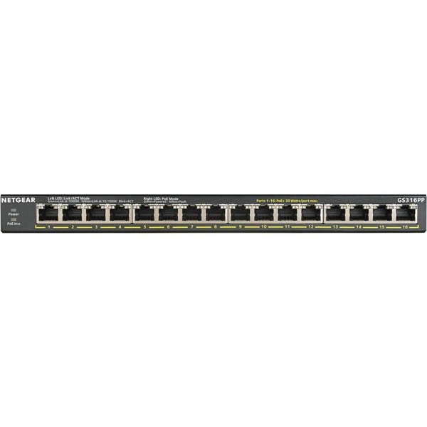 Netgear GS316PP, Switch