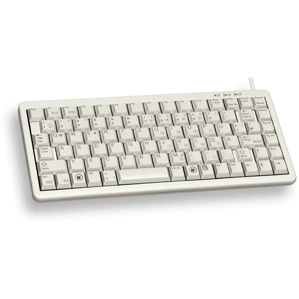 CHERRY Compact-Keyboard G84-4100, Tastatur beige, DE-Layout, Cherry ...