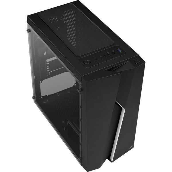 Aerocool Bolt Mini, Tower-Gehäuse schwarz, Window-Kit
