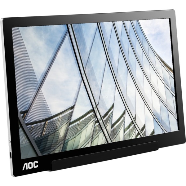 AOC I1601FWUX, LED-Monitor 39.6 cm (15.6 Zoll), schwarz/silber, FullHD ...