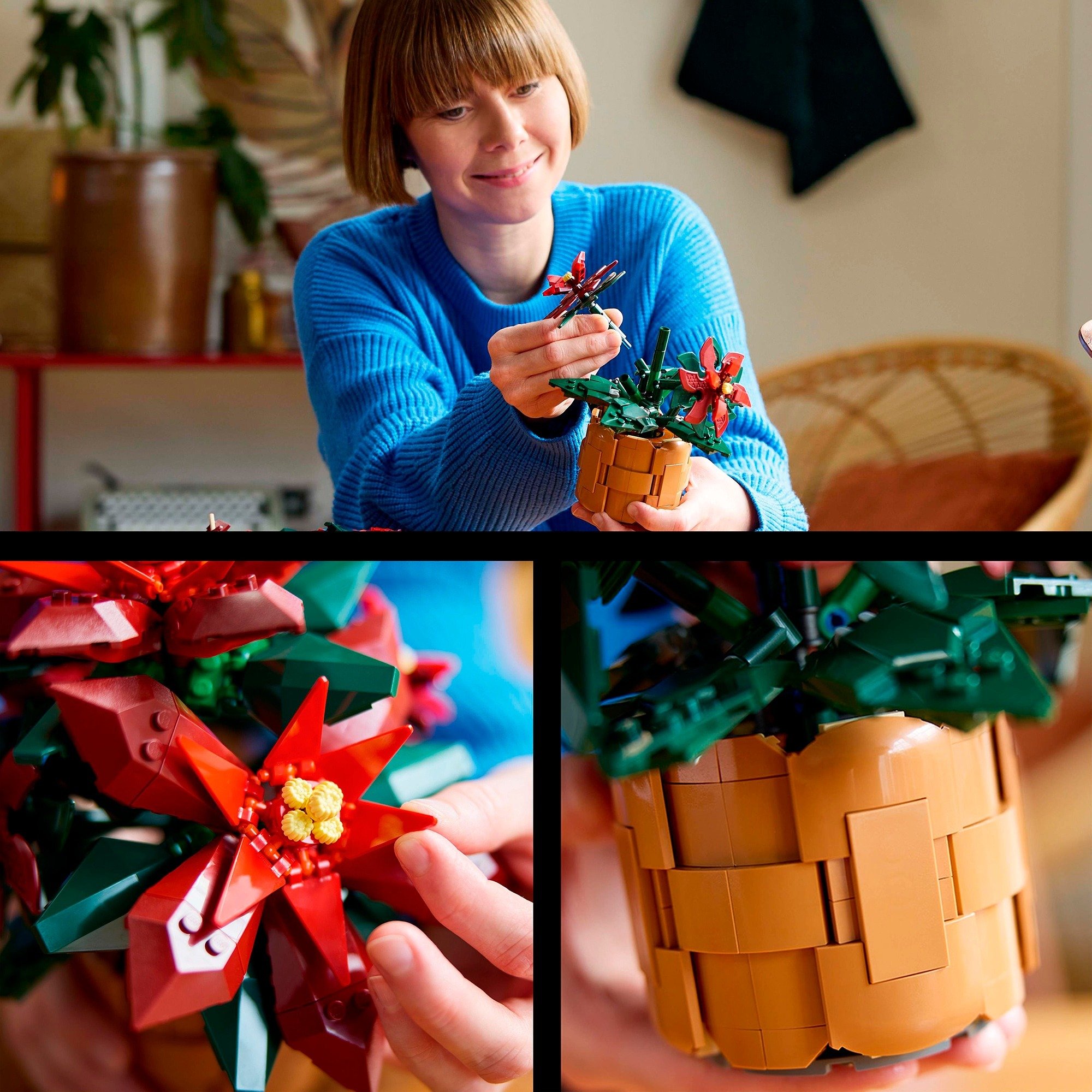 LEGO 10370 Icons Weihnachtsstern, Konstruktionsspielzeug