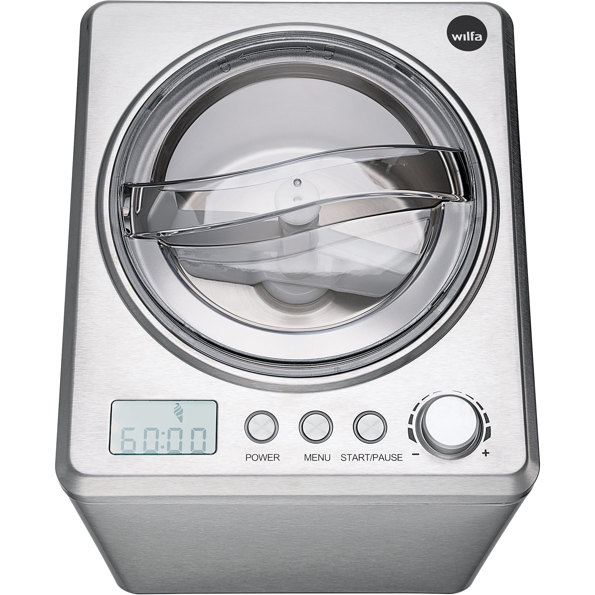 Wilfa Eismaschine VANILLA 2.5 silber, für 2.500ml Eiscreme, 250 Watt ...