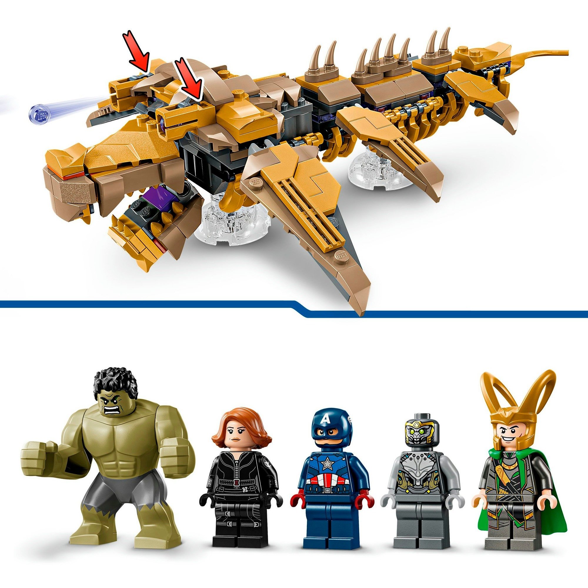 LEGO 76290 Marvel Super Heroes Avengers vs. Leviathan ...