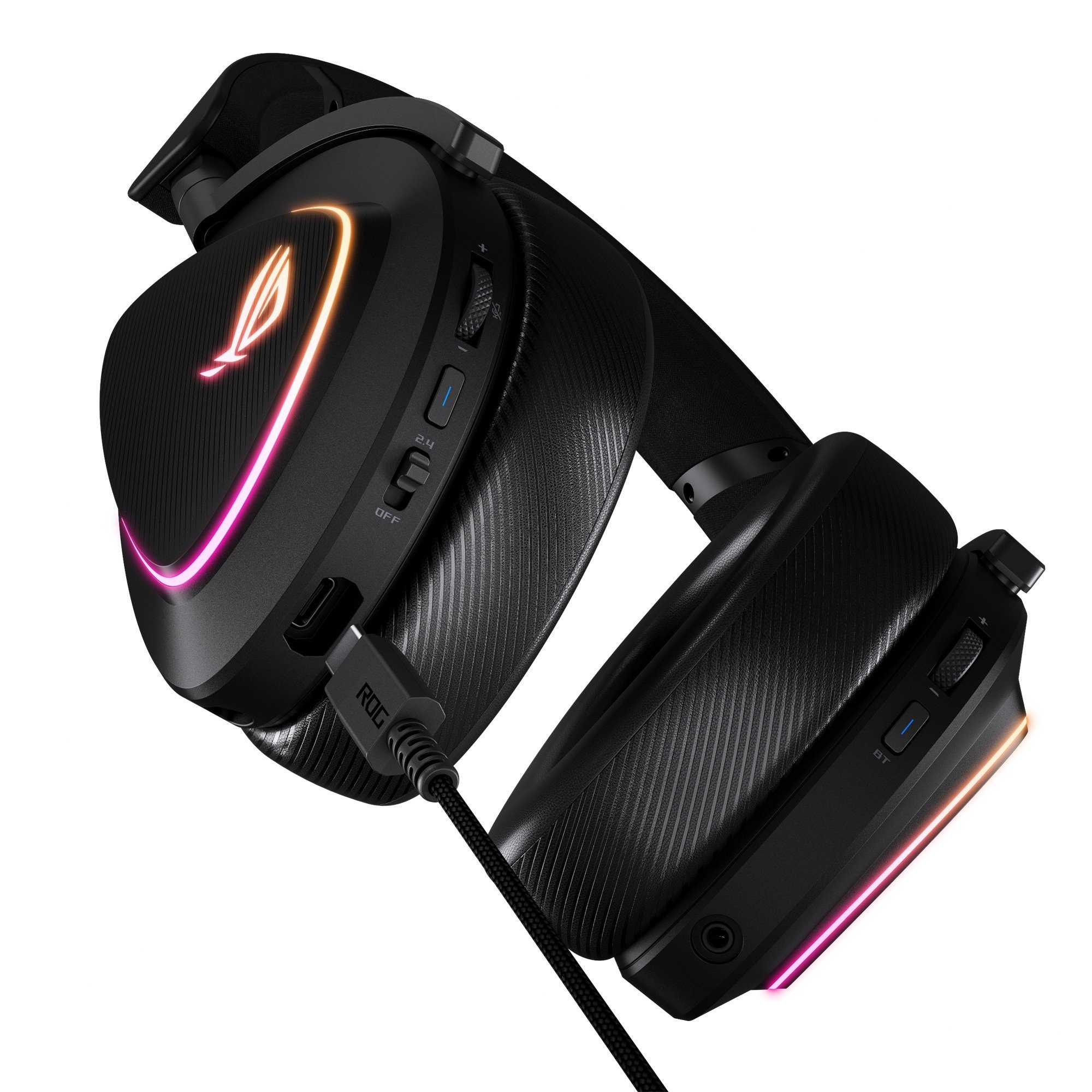 ASUS ROG Delta II, Gaming-Headset schwarz, WLAN, Bluetooth