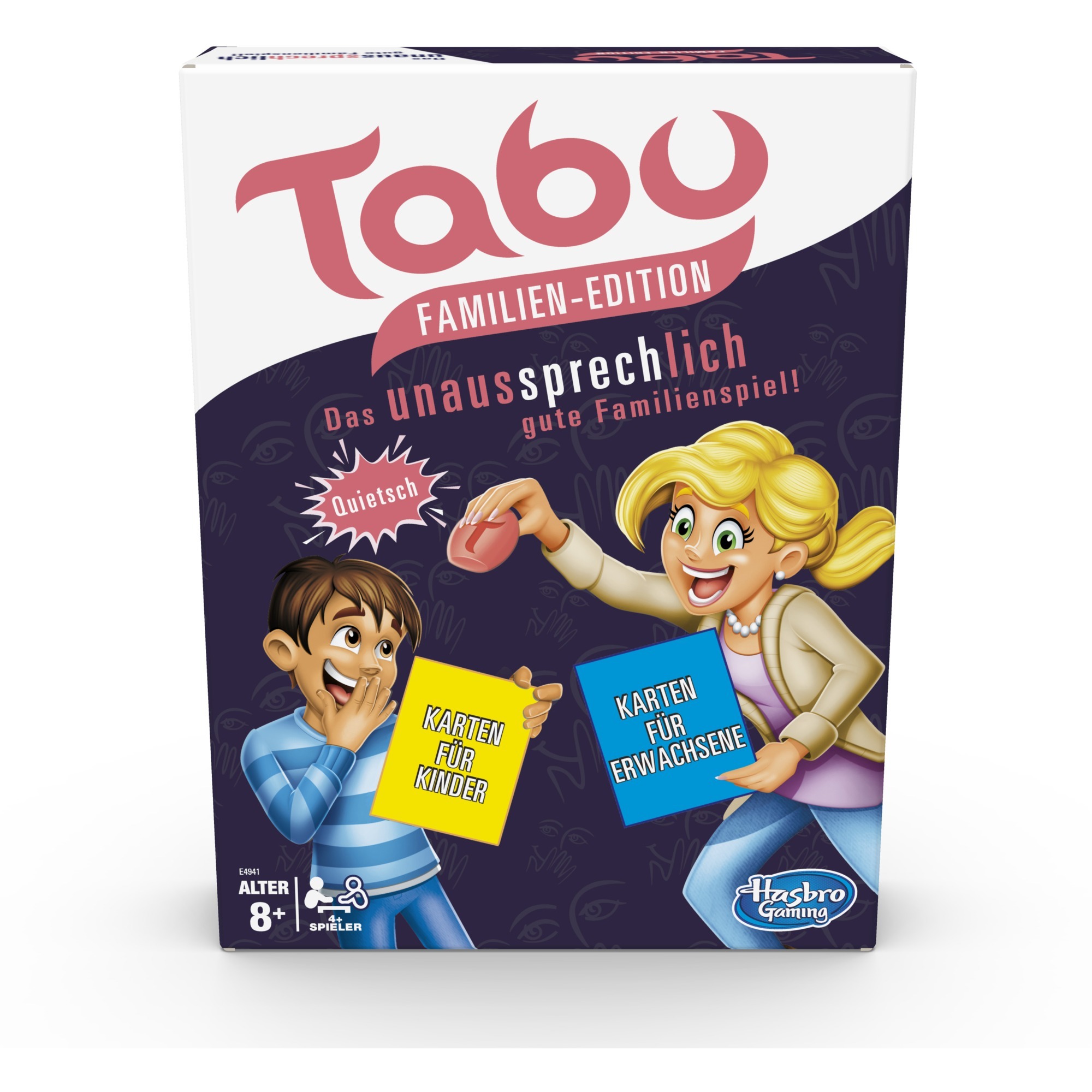 Hasbro Tabu Familien Edition, Partyspiel
