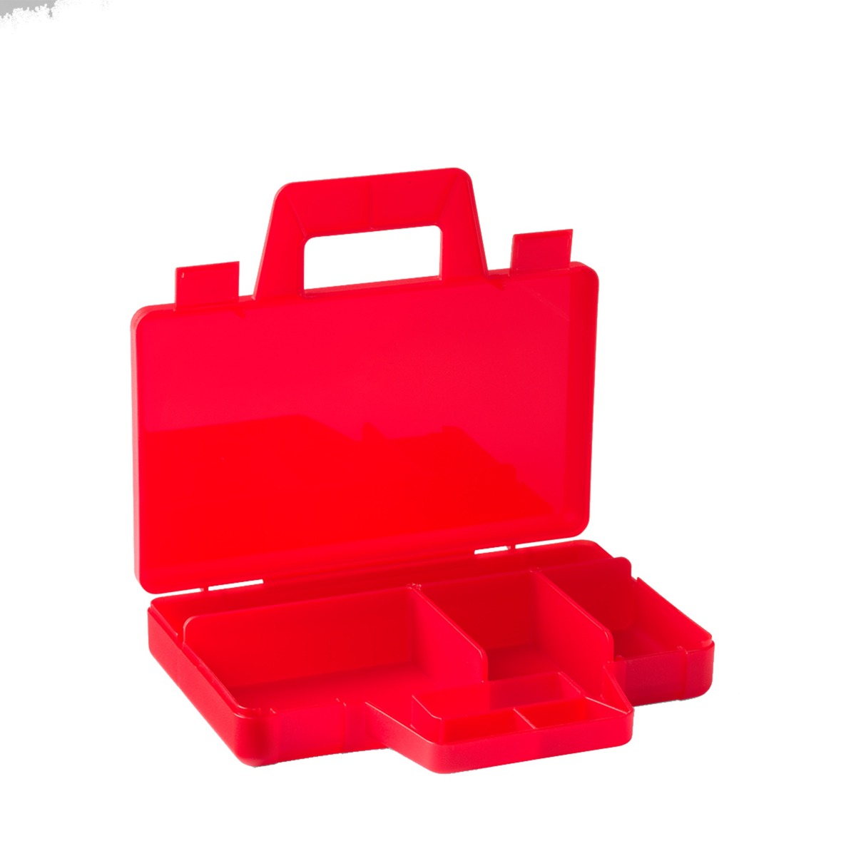 Room Copenhagen LEGO Sortierbox to go, Aufbewahrungsbox rot