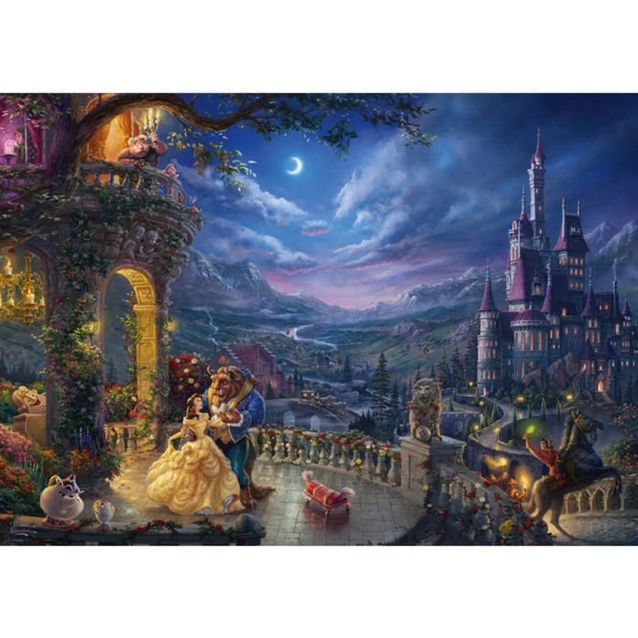 Schmidt Spiele Puzzle Thomas Kinkade: Disney Die Schöne und das Biest
