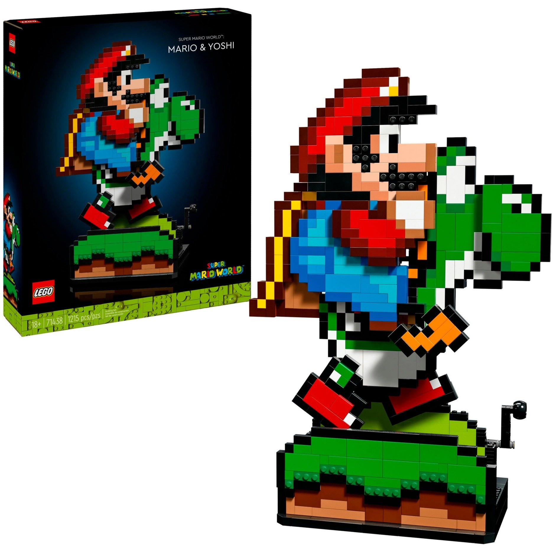 LEGO 71438 Super Mario World: Mario & Yoshi, Konstruktionsspielzeug