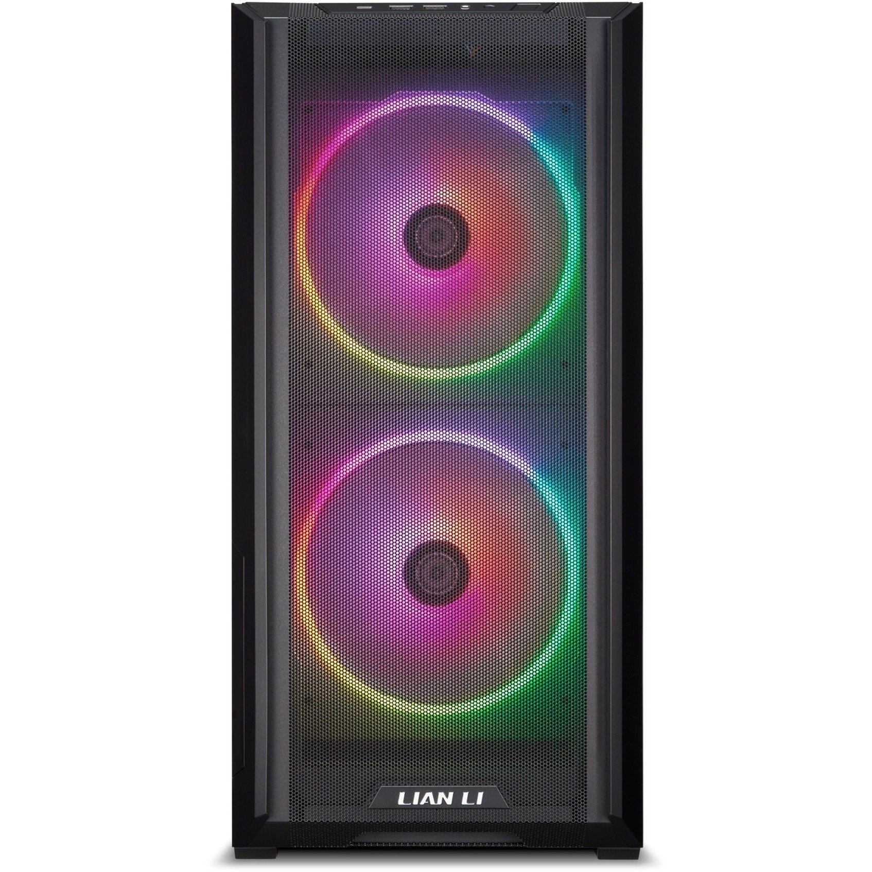 Lian Li LANCOOL 216 RGB , Tower-Gehäuse schwarz, Tempered Glass