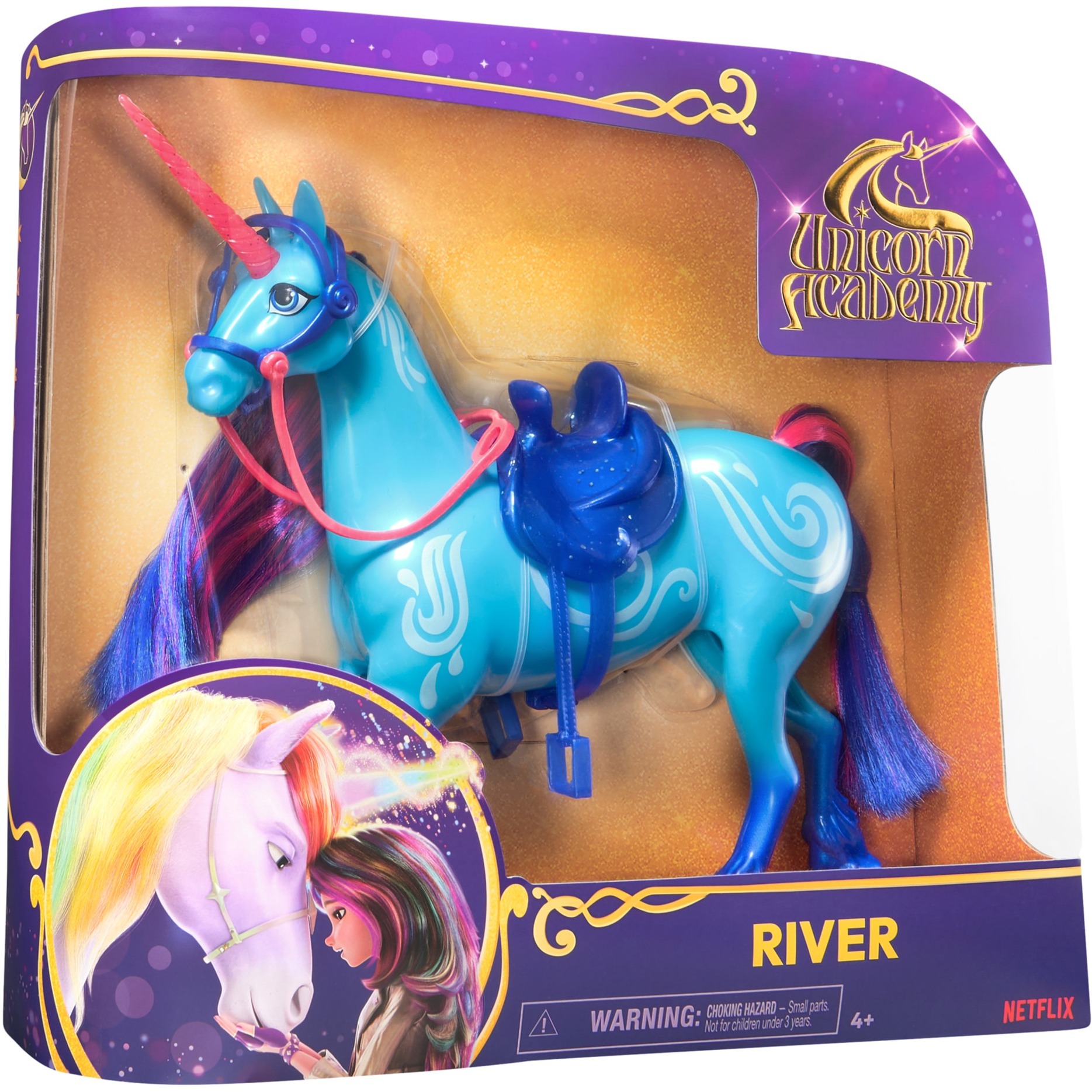 Spin Master Unicorn Academy - Einhorn River, Spielfigur
