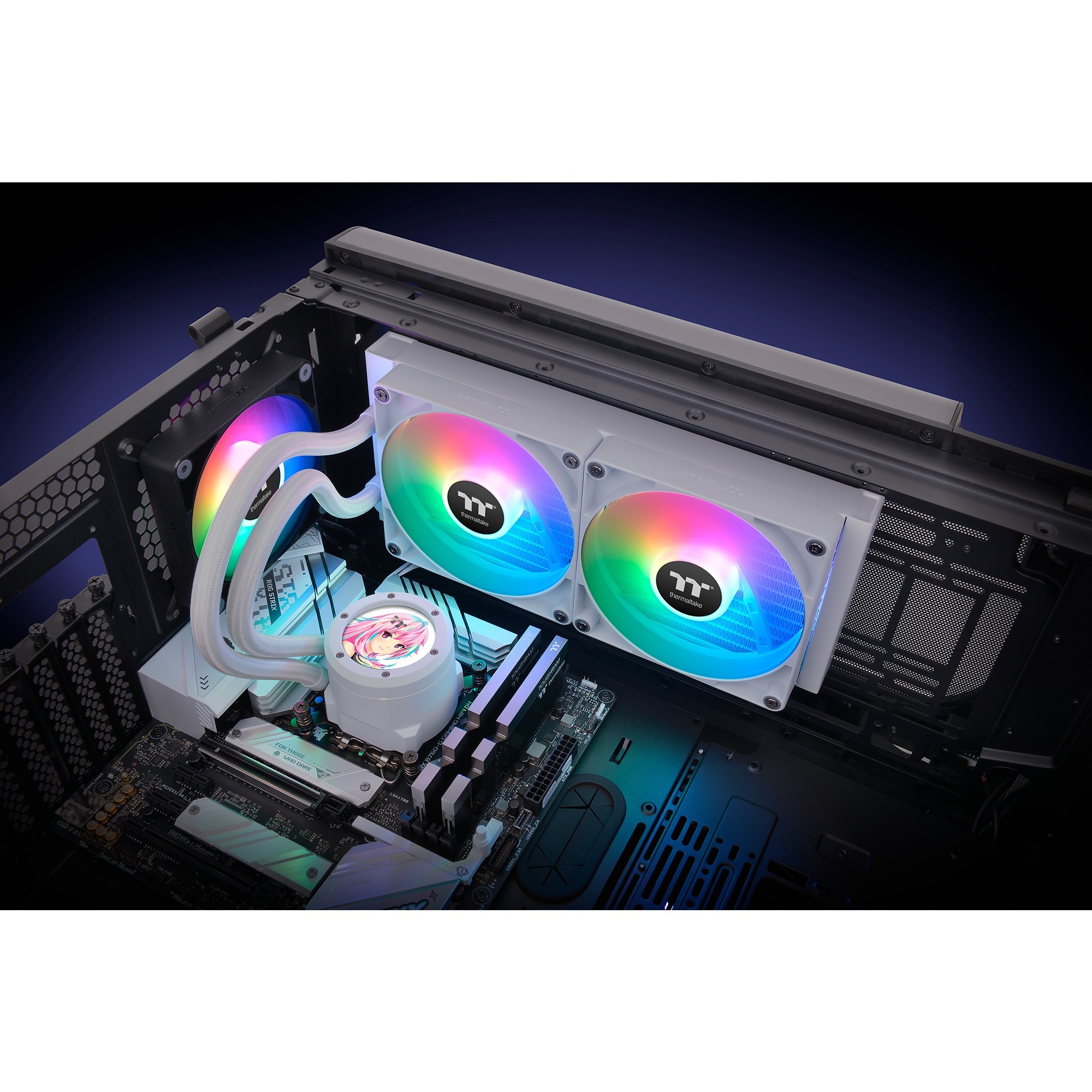 Thermaltake TH280 V2 Ultra ARGB Sync All-In-One Liquid Cooler Snow ...