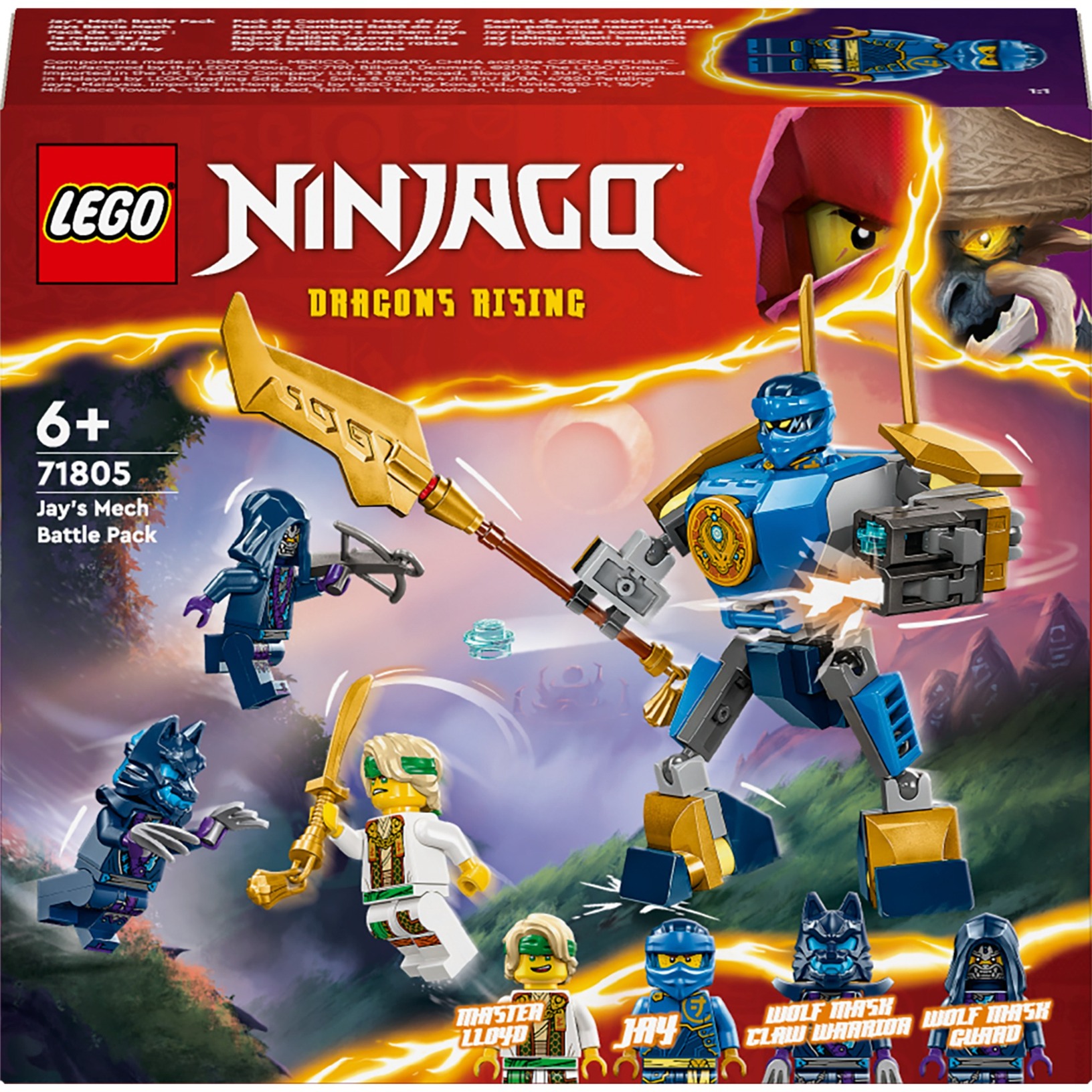 LEGO 71805 Ninjago Jays Battle Mech, Konstruktionsspielzeug