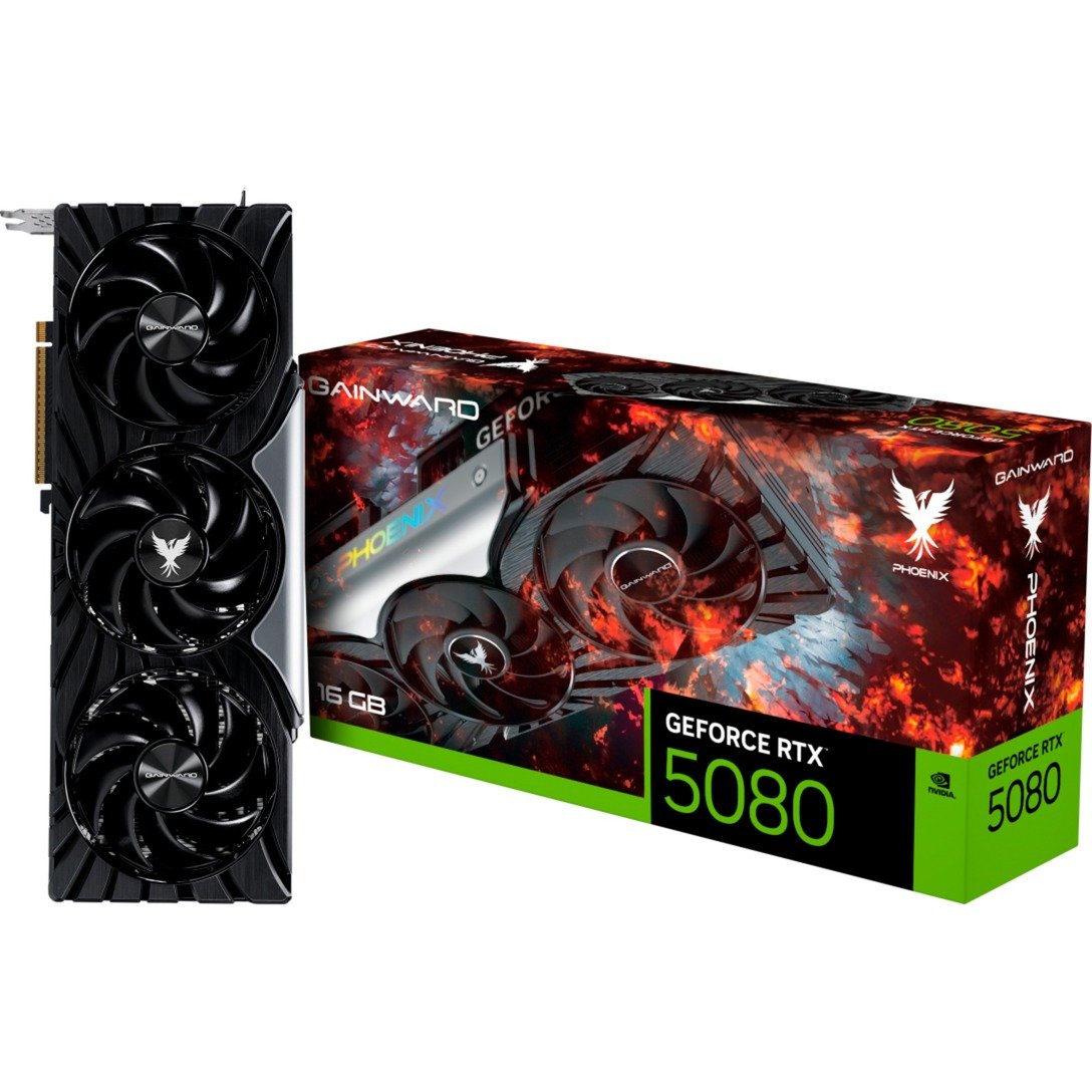 Gainward GeForce RTX 5080 Phoenix, Grafikkarte DLSS 4, 3x DisplayPort ...