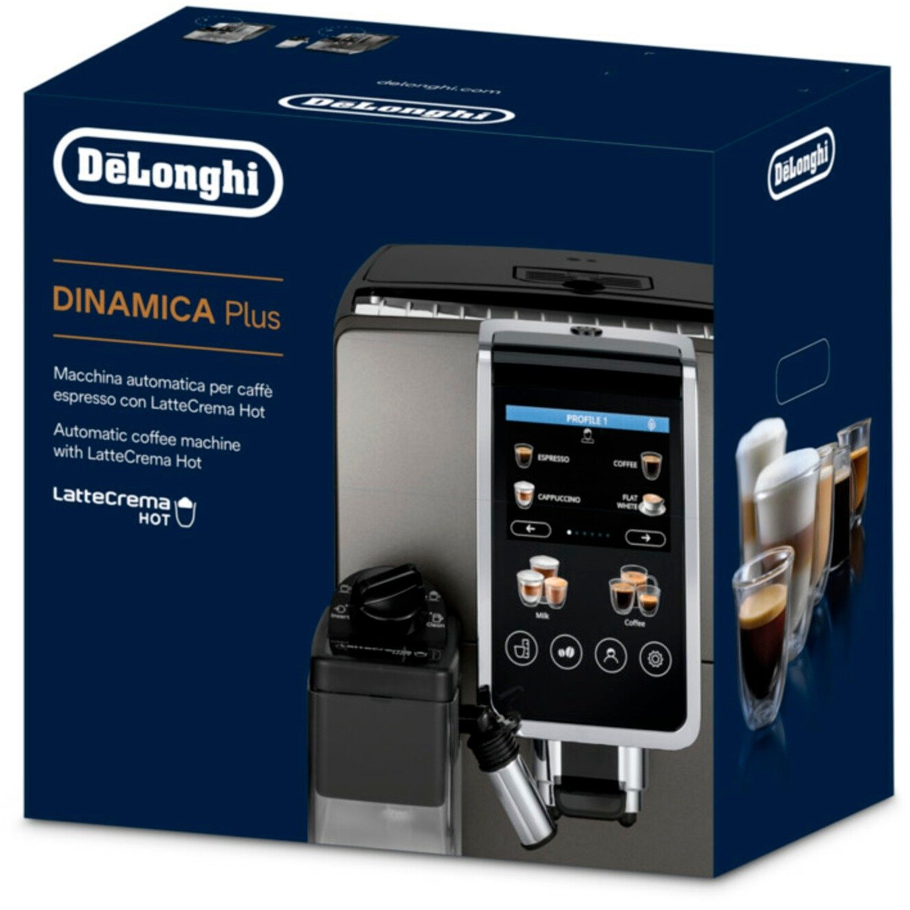 DeLonghi Dinamica Plus ECAM 380.95.TB , Vollautomat titan/titan