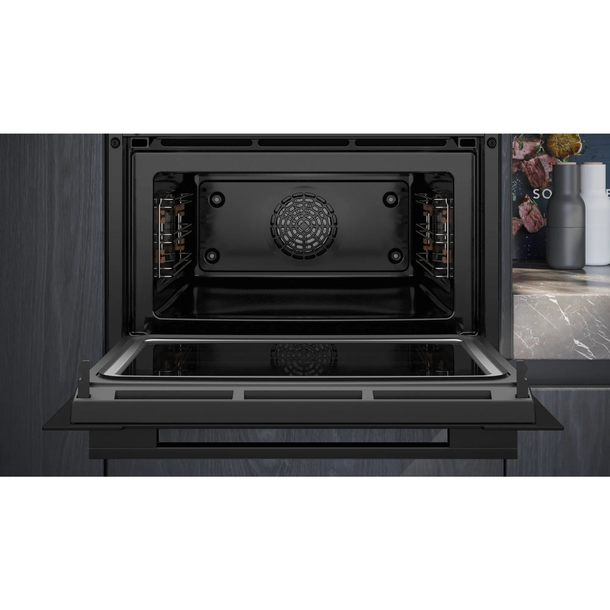 Siemens CM724G1B1 IQ700, Backofen schwarz/edelstahl, mit ...