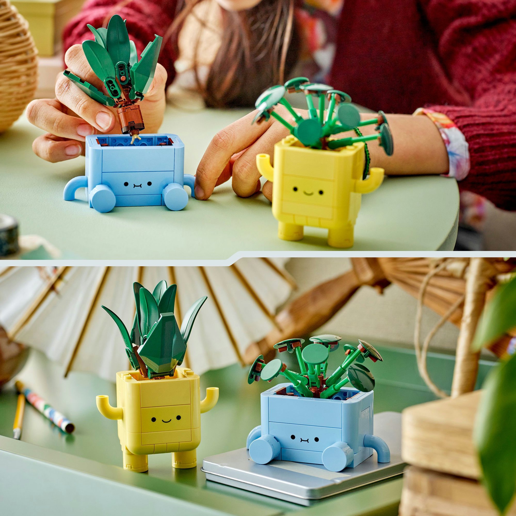 LEGO 10349 Botanicals Fröhliche Pflanzen, Konstruktionsspielzeug