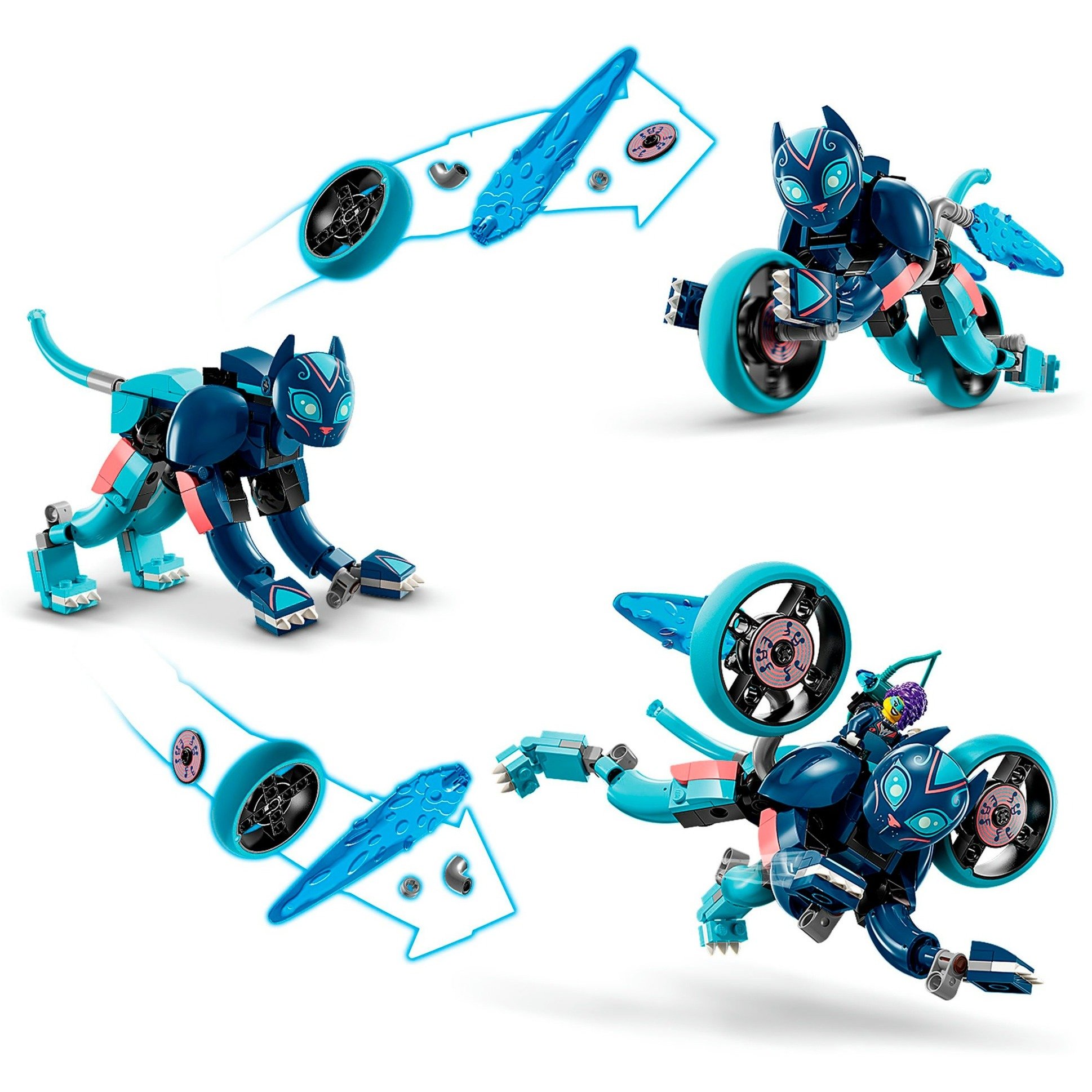 LEGO 71479 DREAMZzz Zoeys Katzenmotorrad, Konstruktionsspielzeug