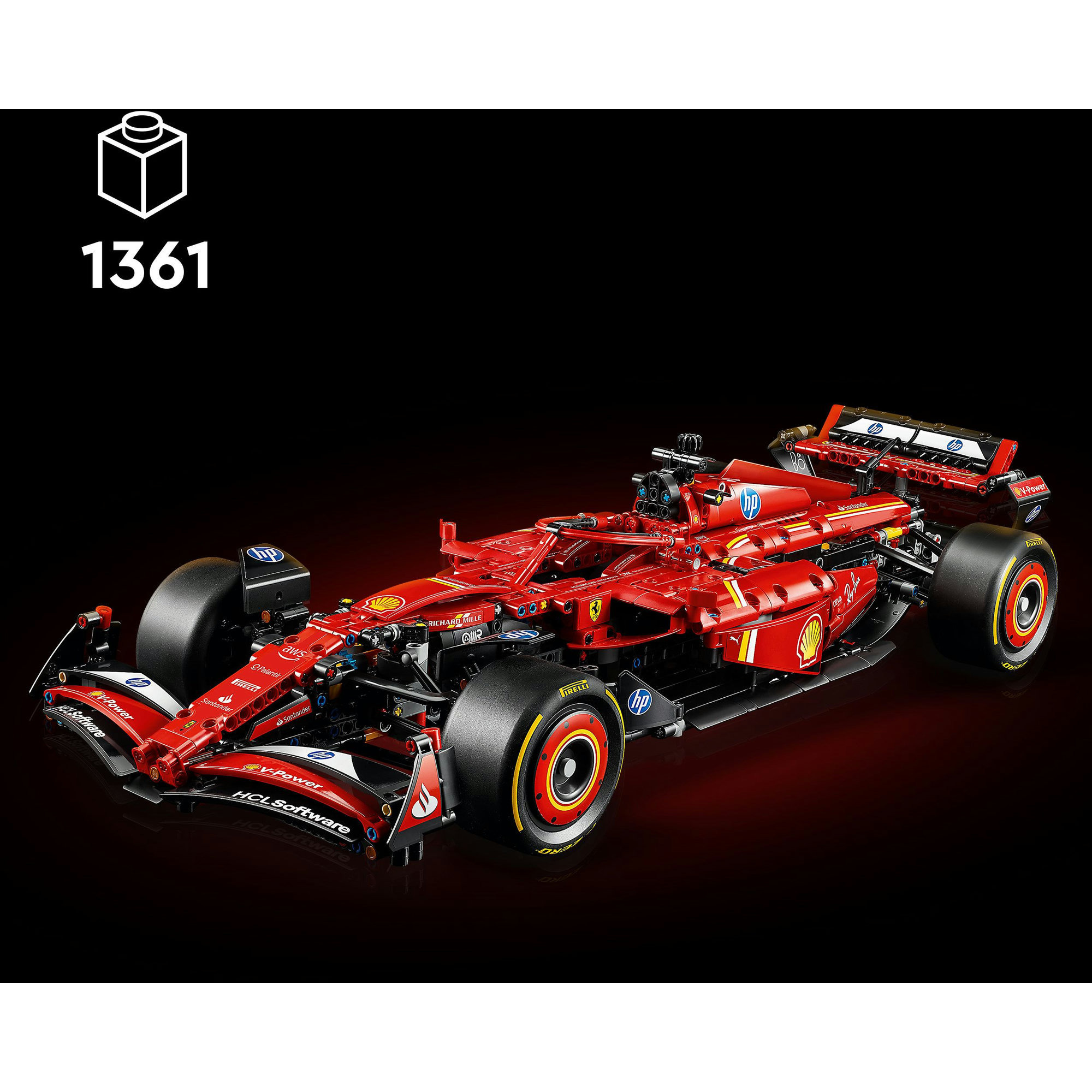 LEGO 42207 Technic Ferrari SF-24 F1 Rennauto, Konstruktionsspielzeug