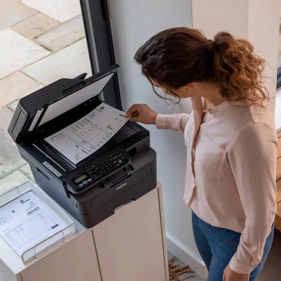 Brother MFC-L2800DW, Multifunktionsdrucker dunkelgrau, USB, LAN, WLAN ...