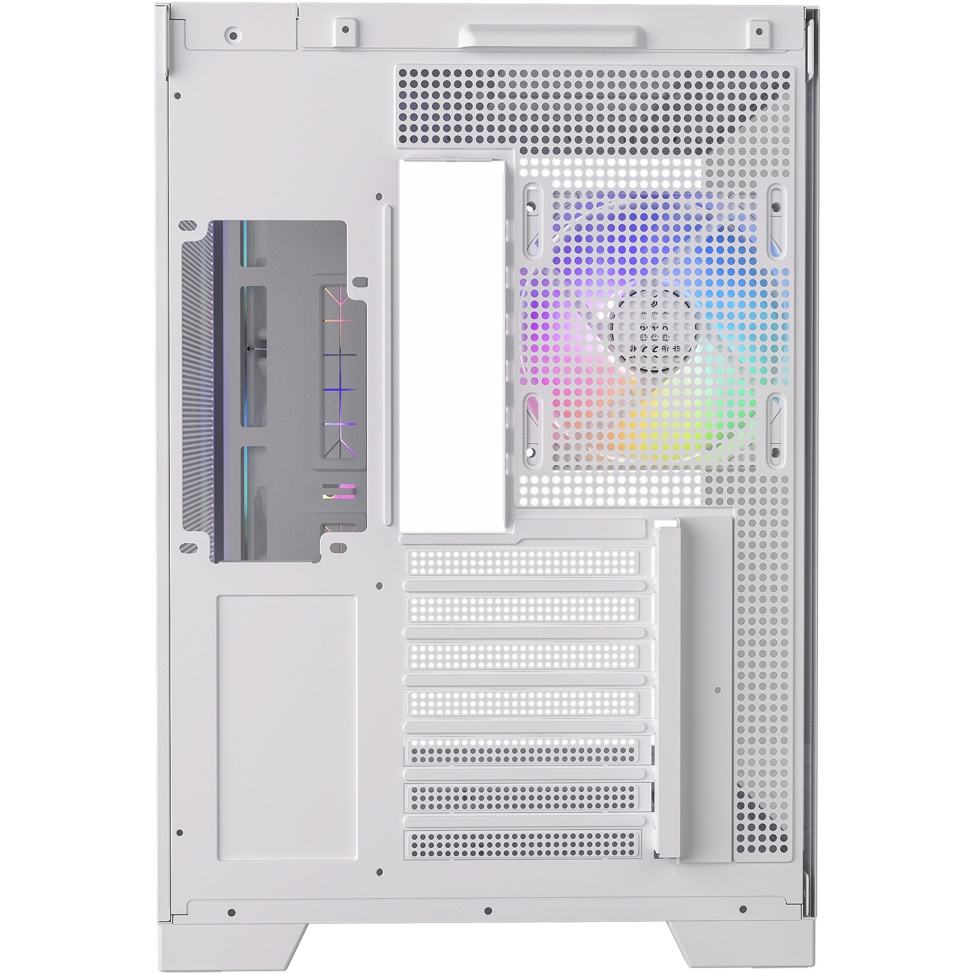 Silentware View A-RGB , Tower-Gehäuse weiß, Tempered Glass x2