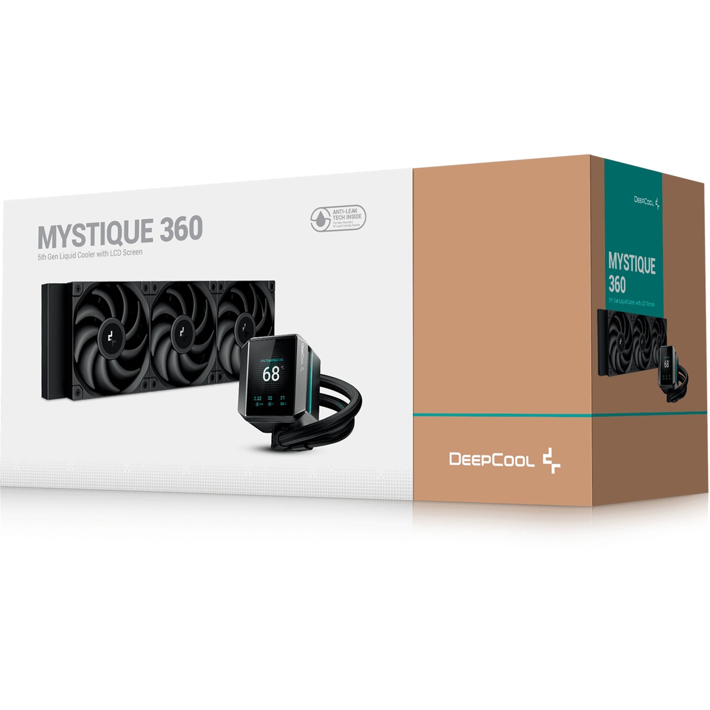 DeepCool MYSTIQUE 360, Wasserkühlung schwarz