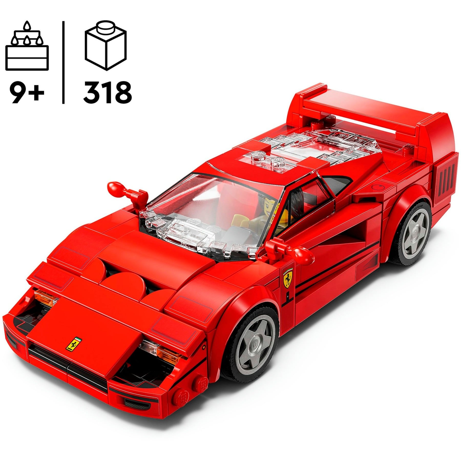 LEGO 76934 Speed Champions Ferrari F40 Supersportwagen ...