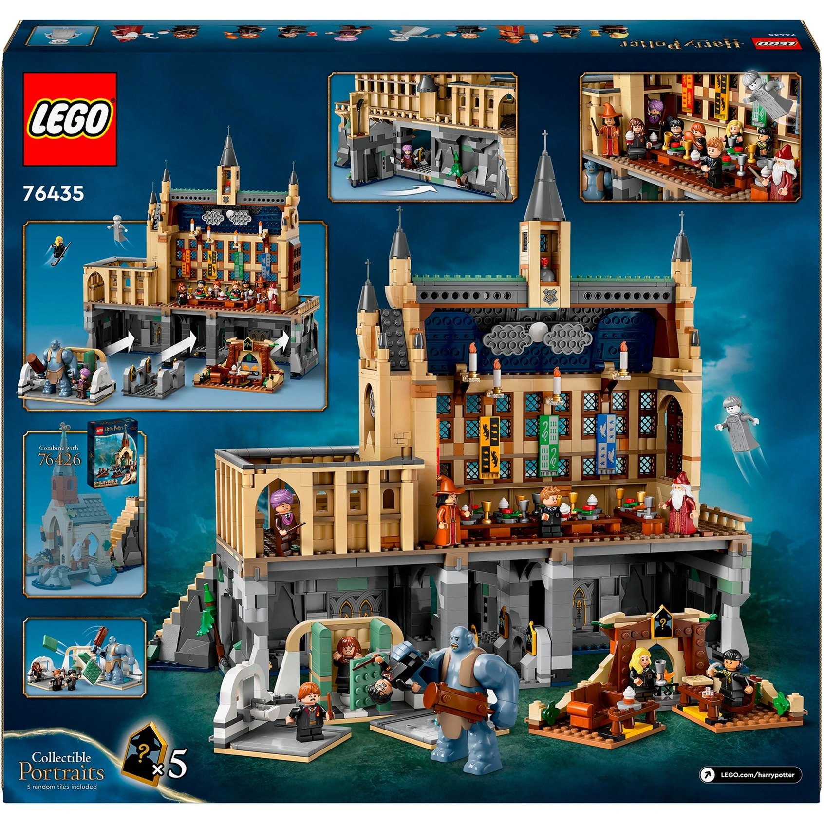 LEGO 76435 Harry Potter Schloss Hogwarts: Die Große Halle ...