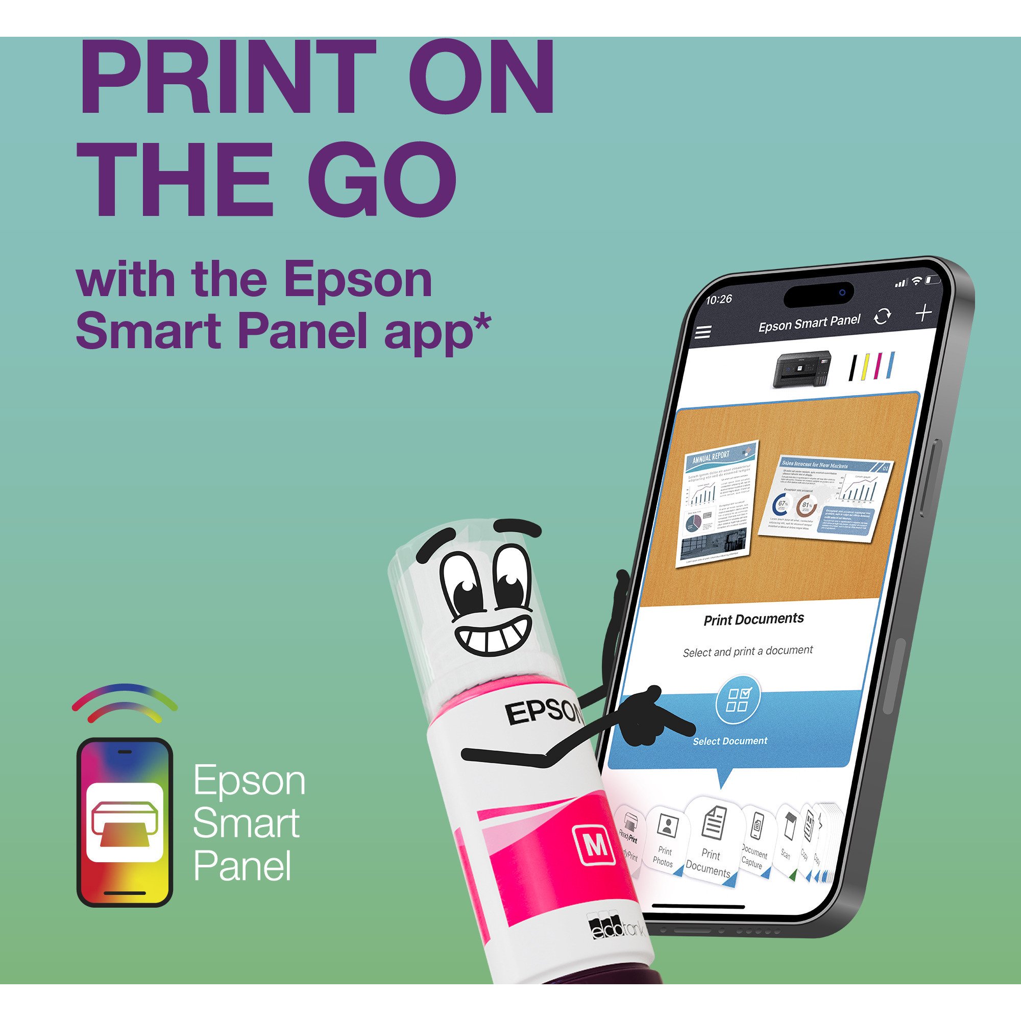 Epson EcoTank ET-5170, Multifunktionsdrucker grau/schwarz, Scan, Kopie ...