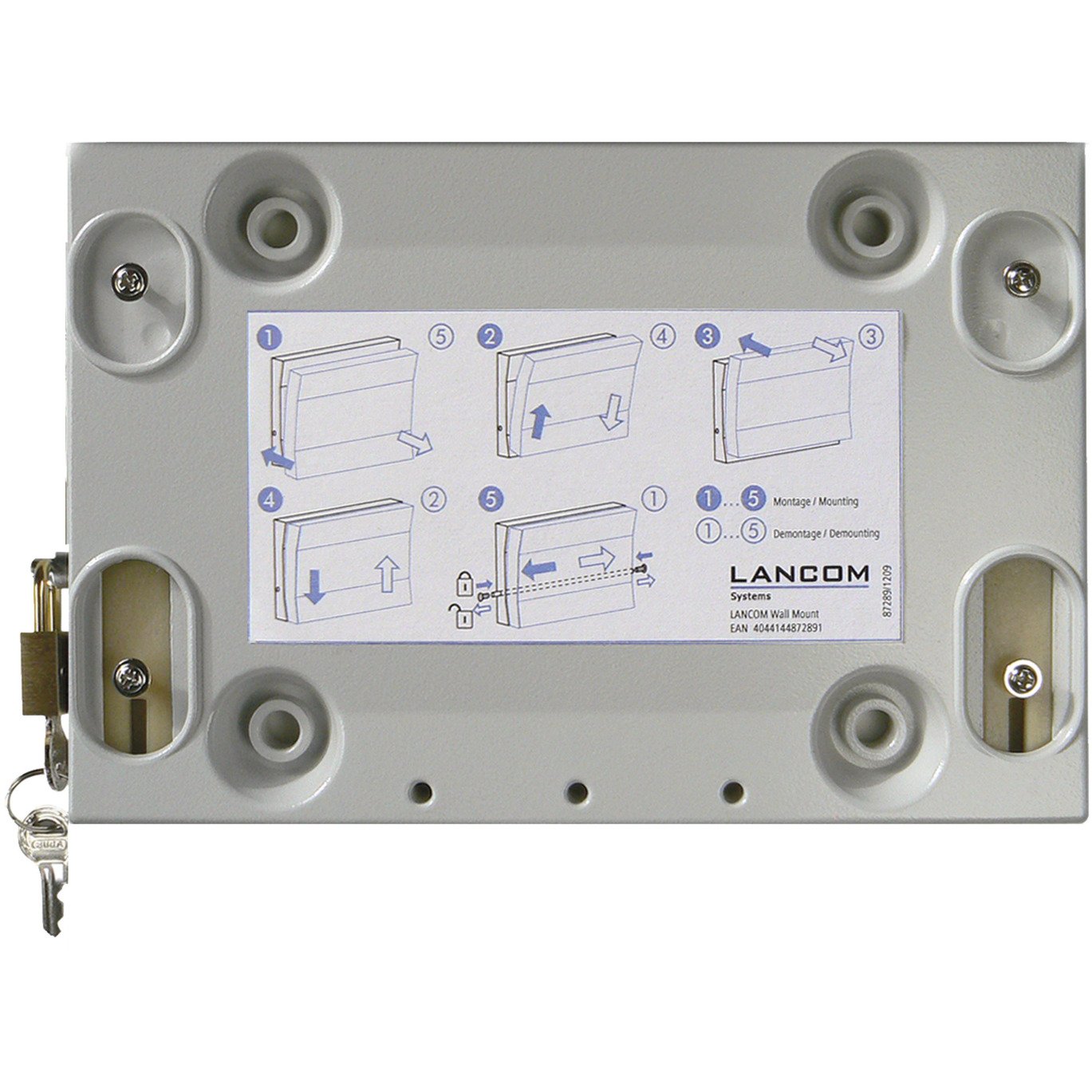 LANCOM Wall Mount (Rail), Wandhalterung grau