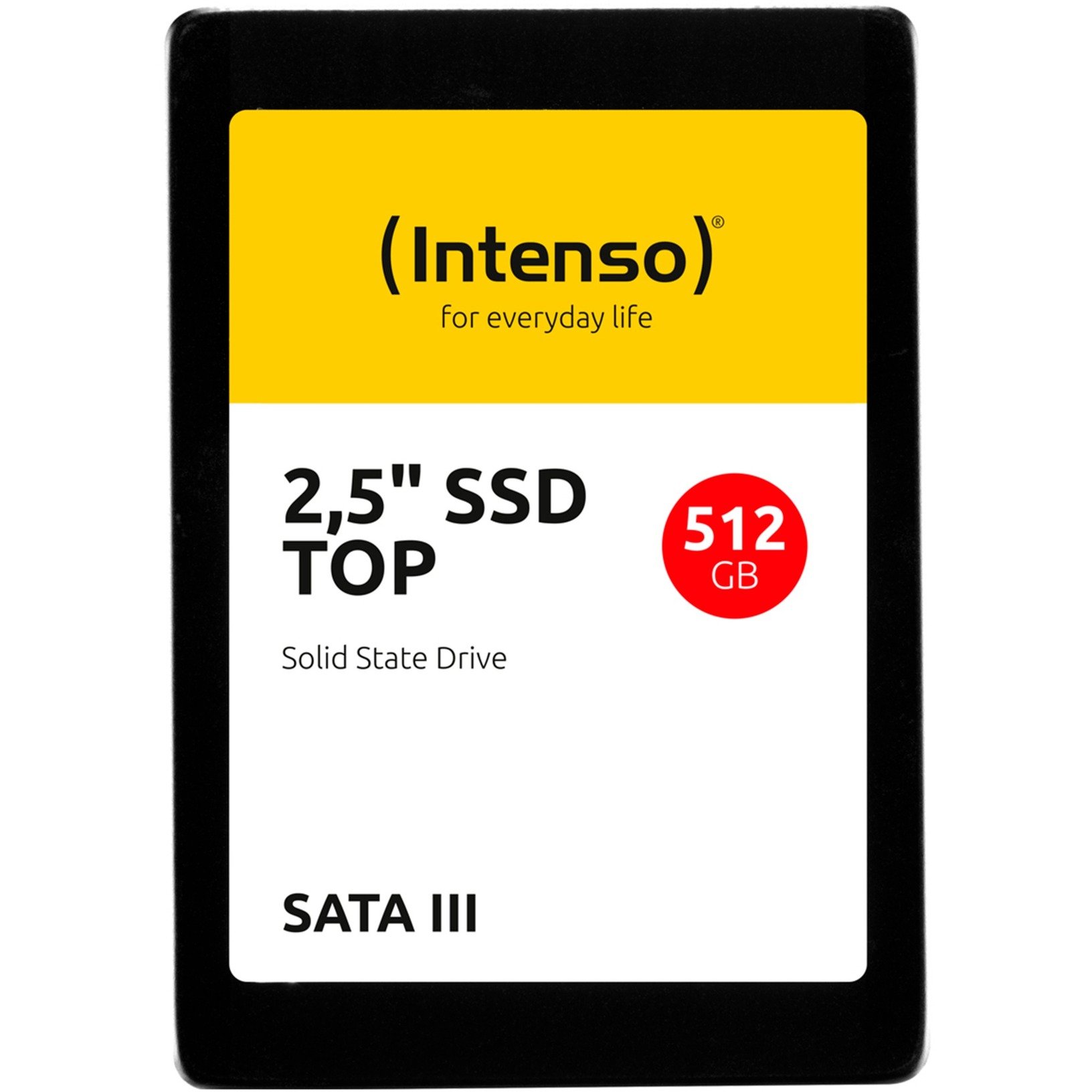 Intenso TOP SSD 512 GB schwarz, SATA 6 Gb/s, 2,5", Bulk