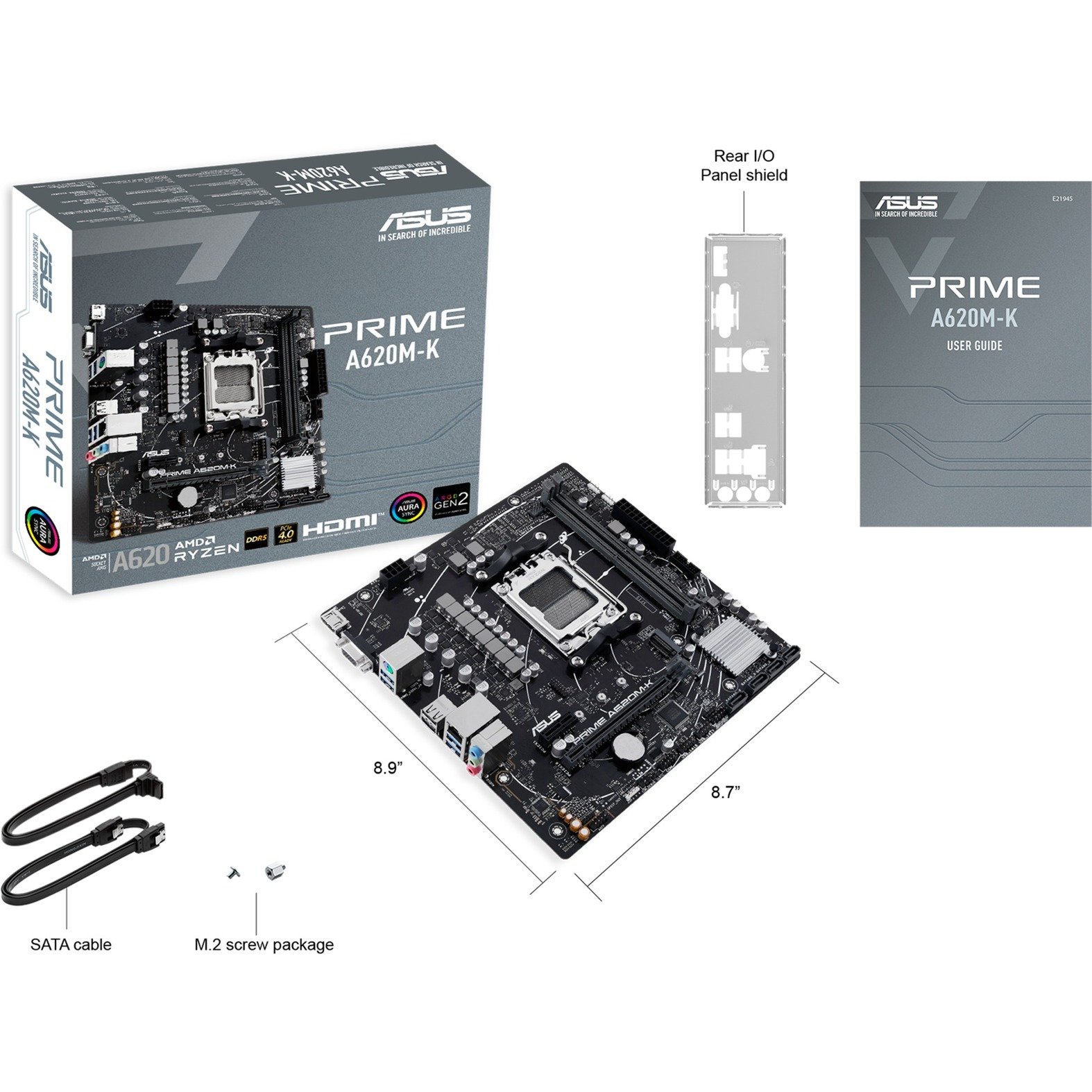 ASUS PRIME A620M-K, Mainboard