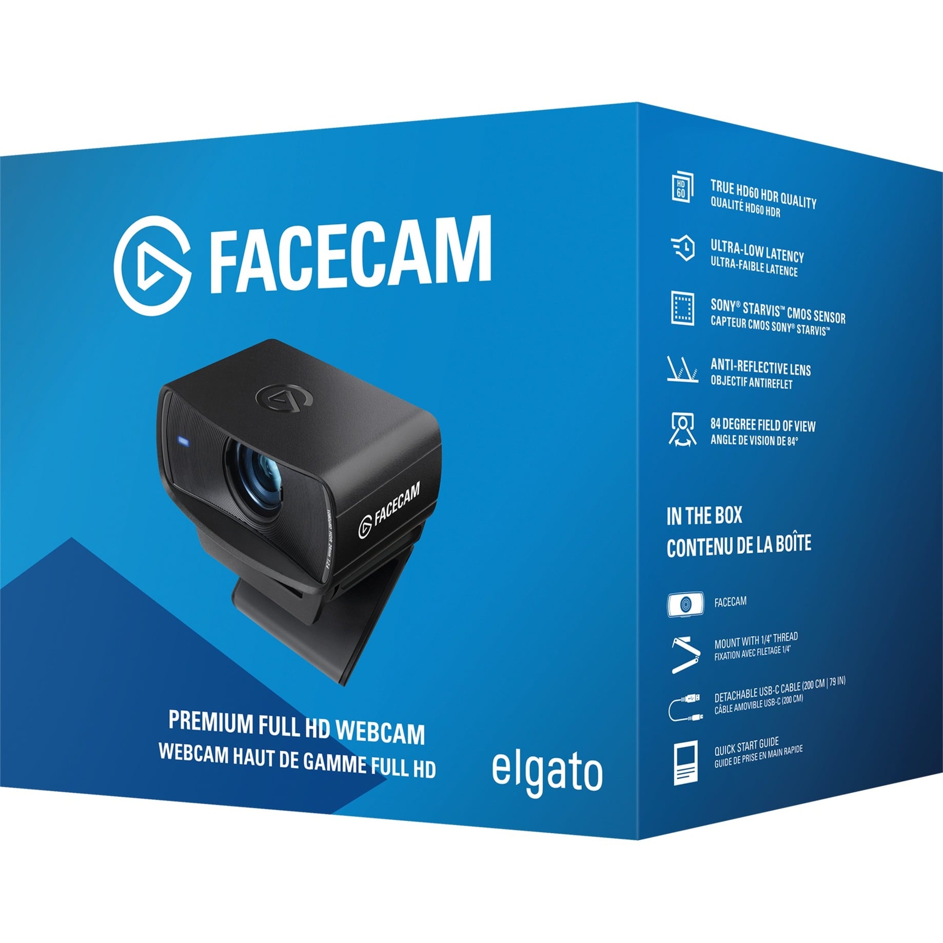 Elgato Facecam Mk.2, Webcam schwarz