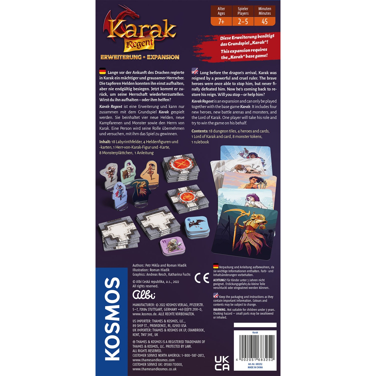 Kosmos Karak Regent, Brettspiel Erweiterung
