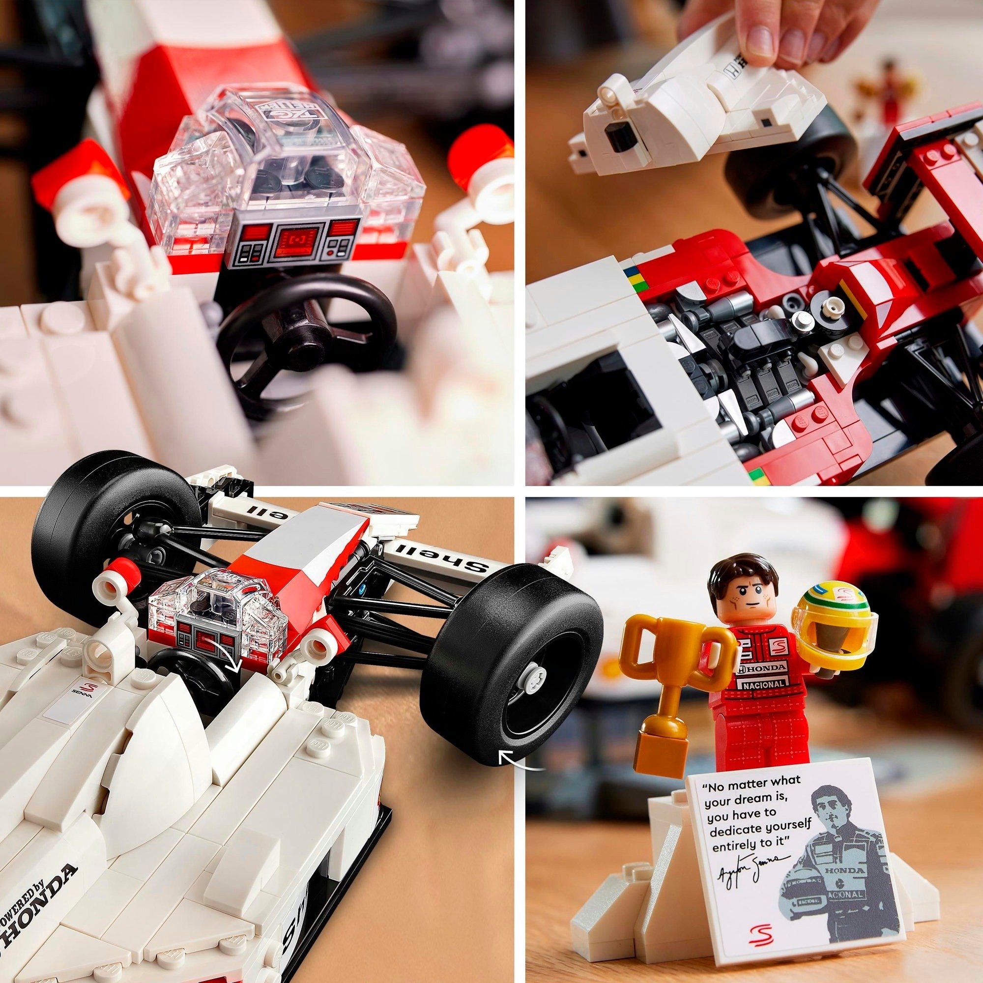LEGO 10330 Icons McLaren MP4/4 & Ayrton Senna, Konstruktionsspielzeug