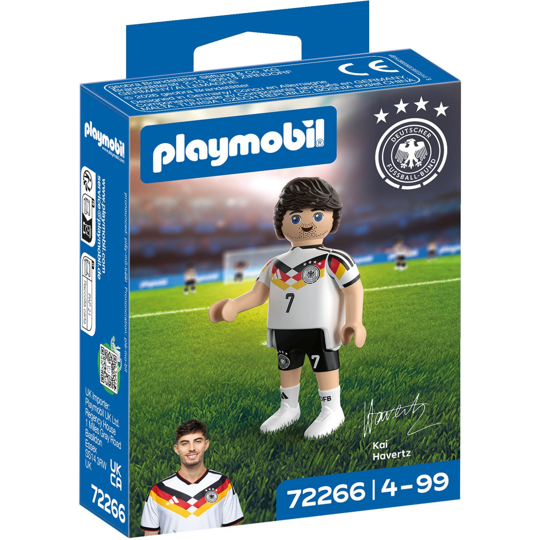 PLAYMOBIL 72266 Kai Havertz Fußball Spielfigur