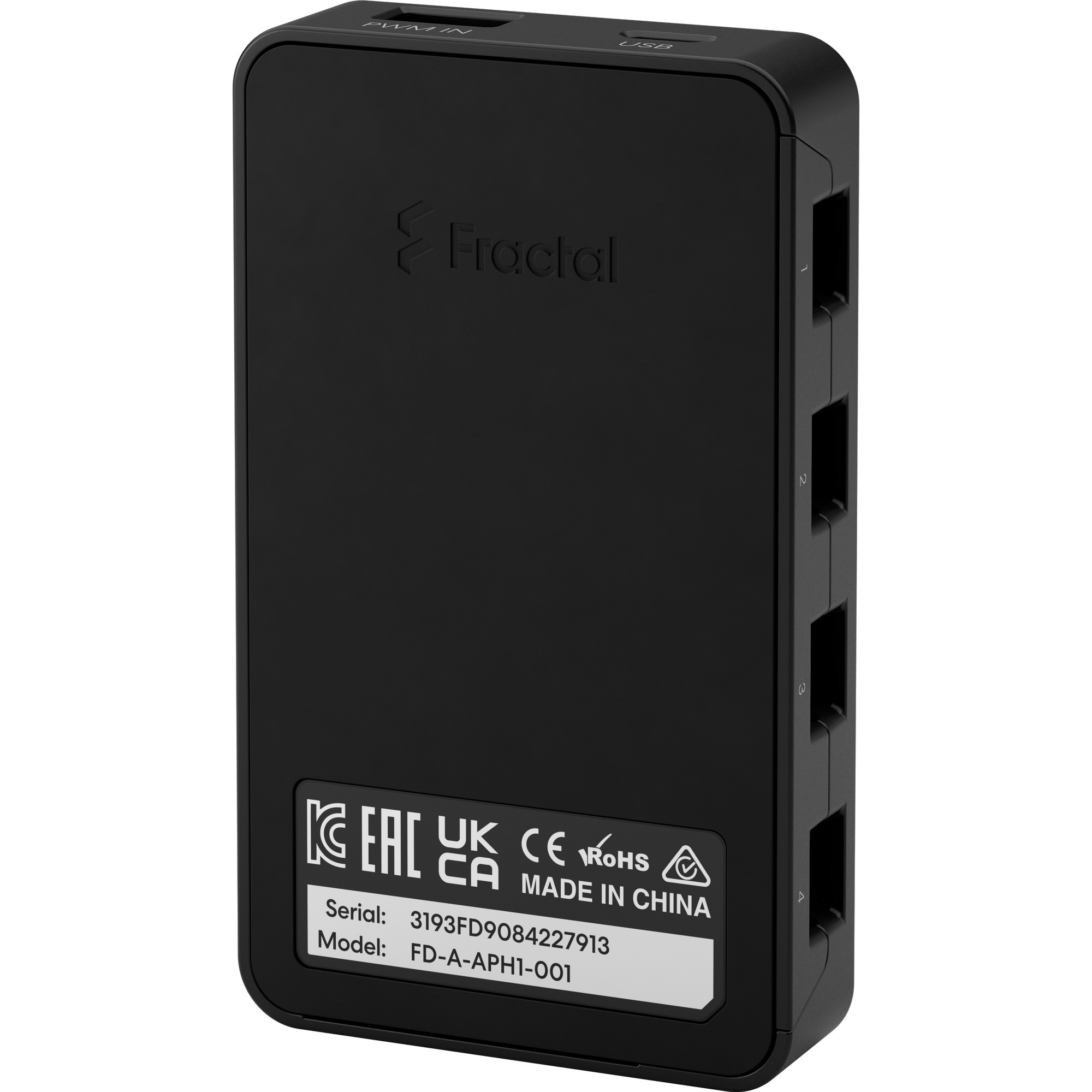 Fractal Design Adjust Pro Hub, Lüftersteuerung schwarz