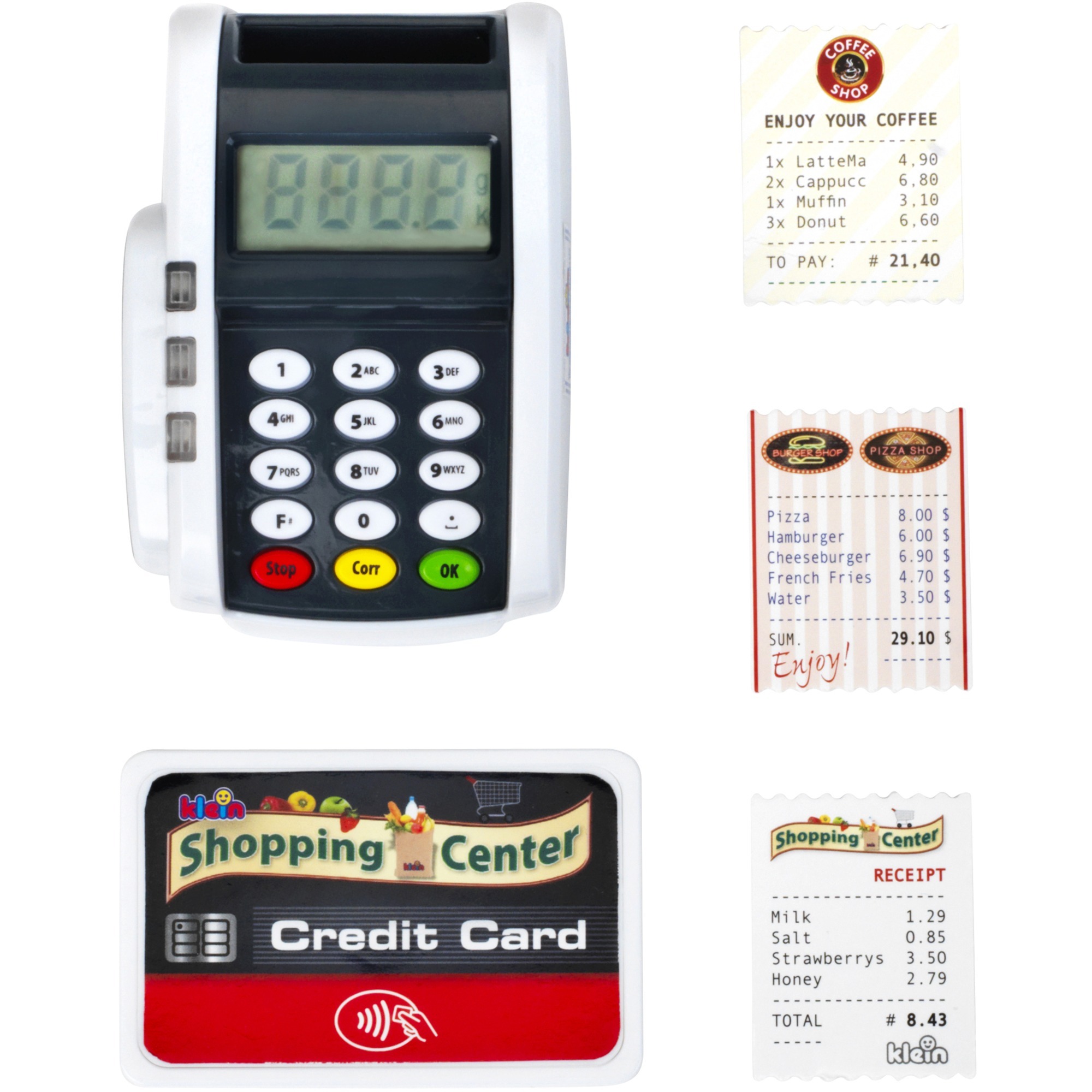 Theo Klein POS-Terminal mit Licht & Sound, Kaufladen