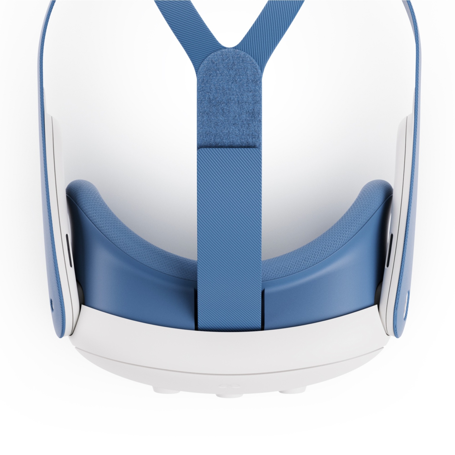Meta Quest 3 Headset-Einlage und Headset-Riemen (Elemental Blue) blau