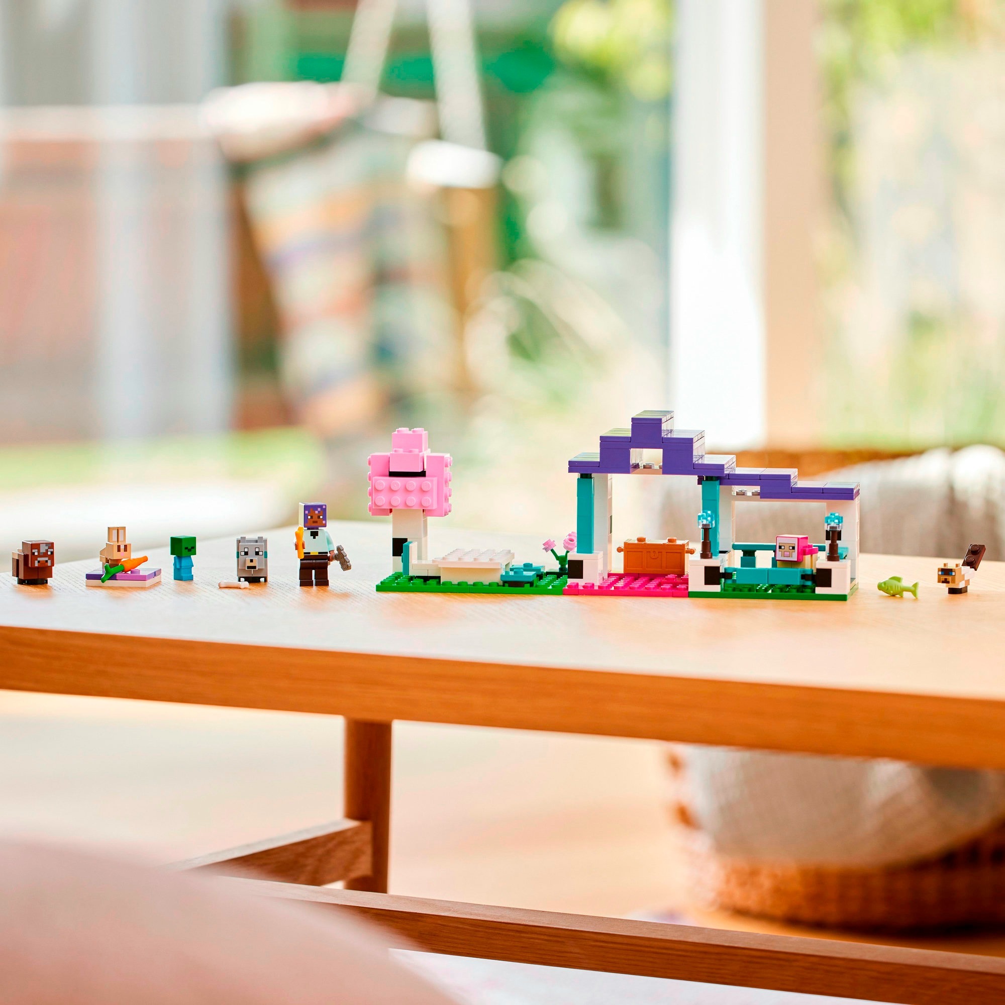 LEGO 21253 Minecraft Das Tierheim, Konstruktionsspielzeug