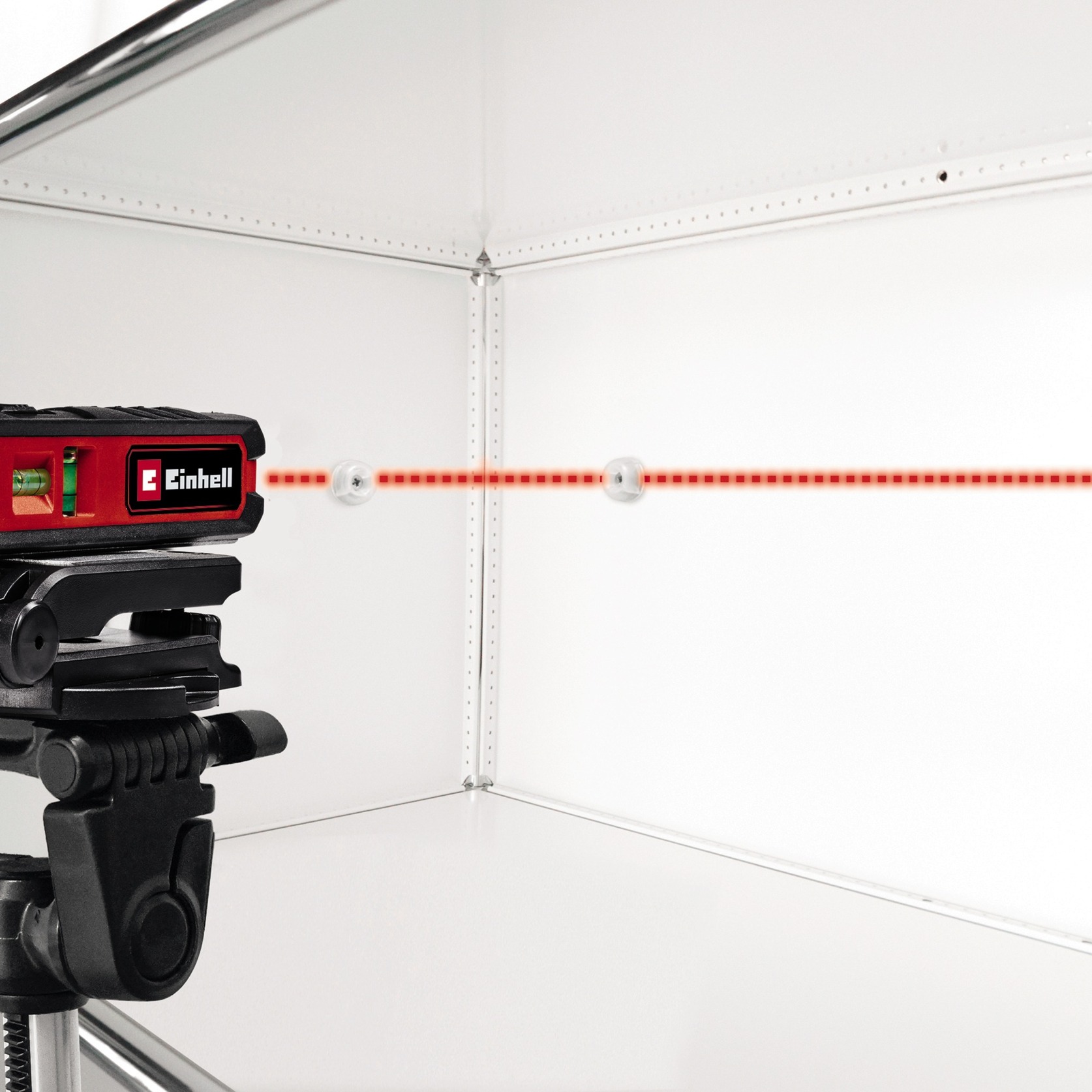 EINHELL Lasernivelliergerät TC-LL 1, Linienlaser schwarz/rot, rote ...