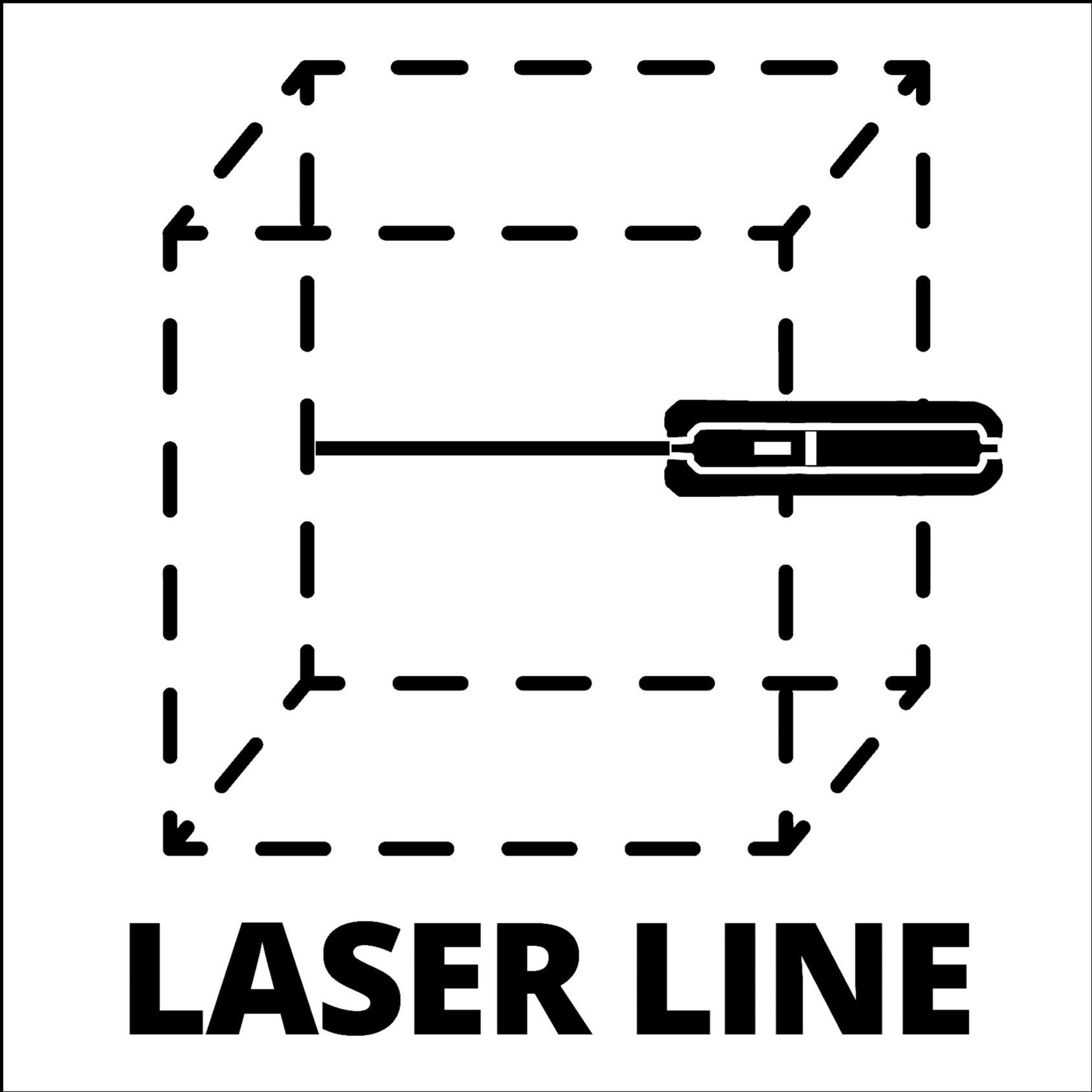 EINHELL Lasernivelliergerät TC-LL 1, Linienlaser schwarz/rot, rote ...