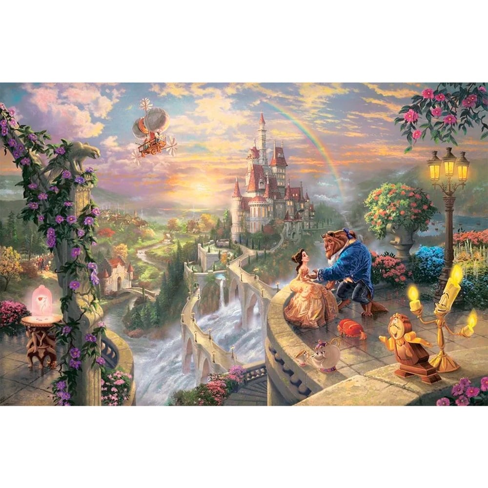 Schmidt Spiele Thomas Kinkade Studios: Disney Dreams Collection -Die Schöne und das Biest ...