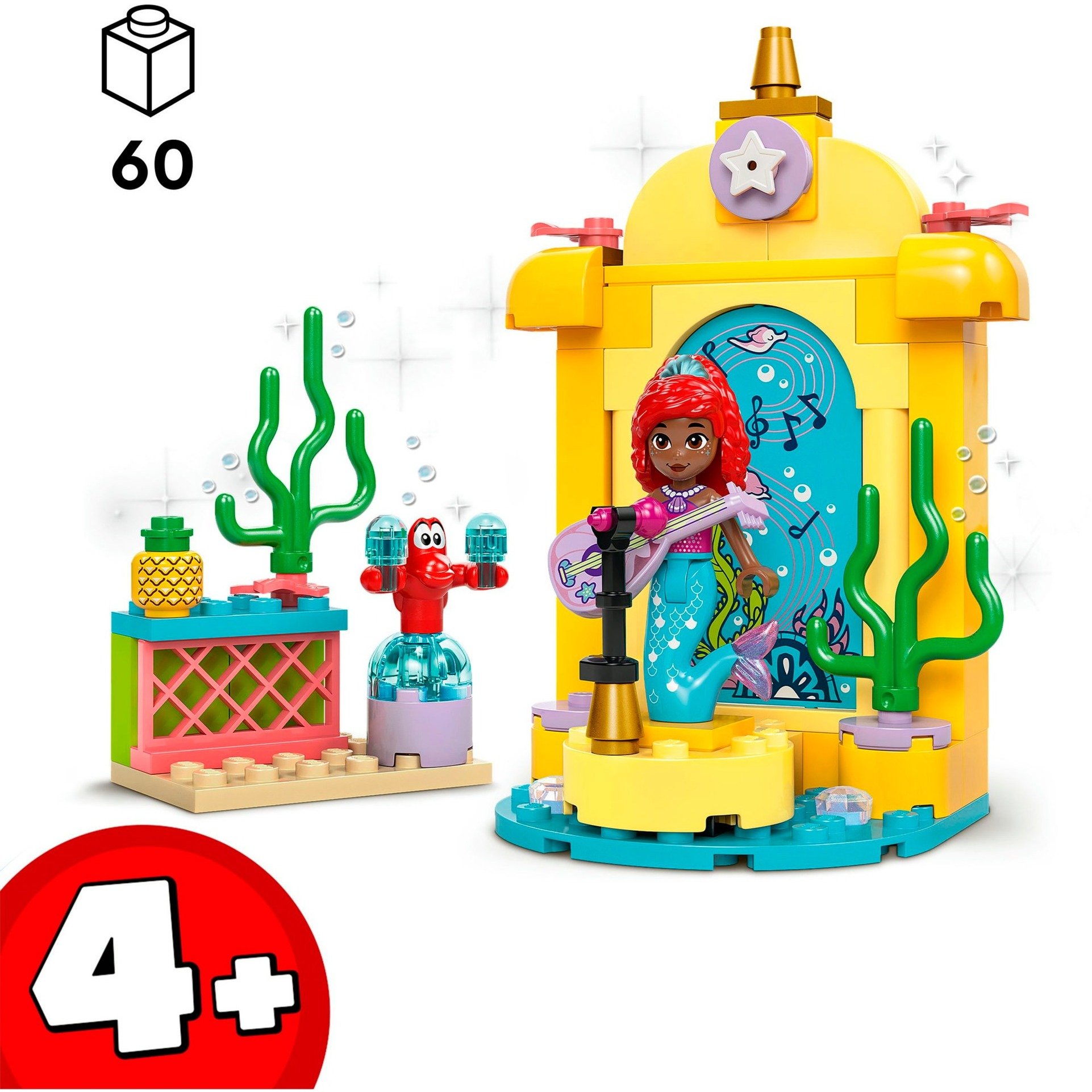 LEGO 43235 Disney Princess Arielles Musikbühne, Konstruktionsspielzeug